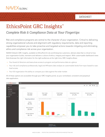 EthicsPoint GRC Insights | NAVEX UK